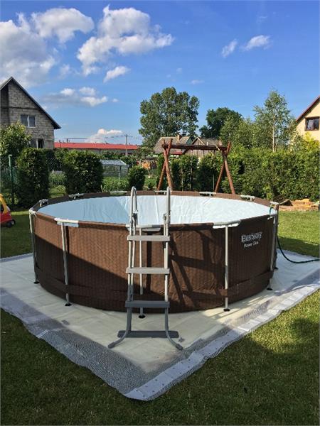 Bestway Basen stelażowy 366x100cm Rattan 56379 - Ceny i opinie - Ceneo.pl