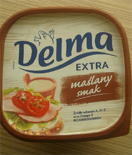Delma Extra z masłem Margaryna 450 g - Ceny i opinie - Ceneo.pl
