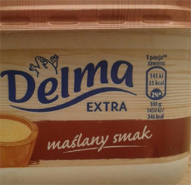 Delma Extra z masłem Margaryna 450 g - Ceny i opinie - Ceneo.pl
