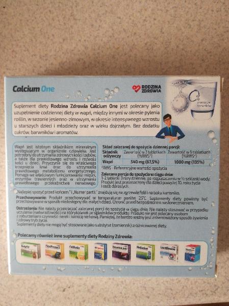 Rodzina Zdrowia Calcium One 12 tabl. - Opinie i ceny na Ceneo.pl