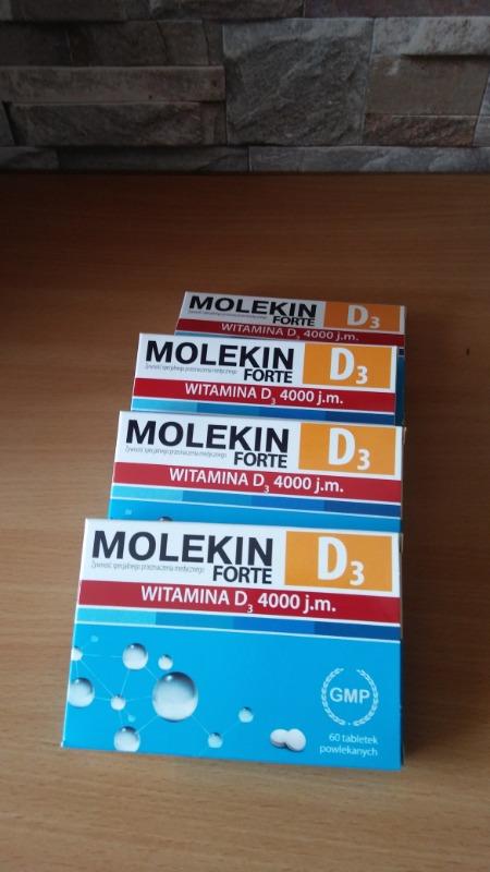 Zdrovit Molekin D3 Forte 60 tabl - Opinie i ceny na Ceneo.pl