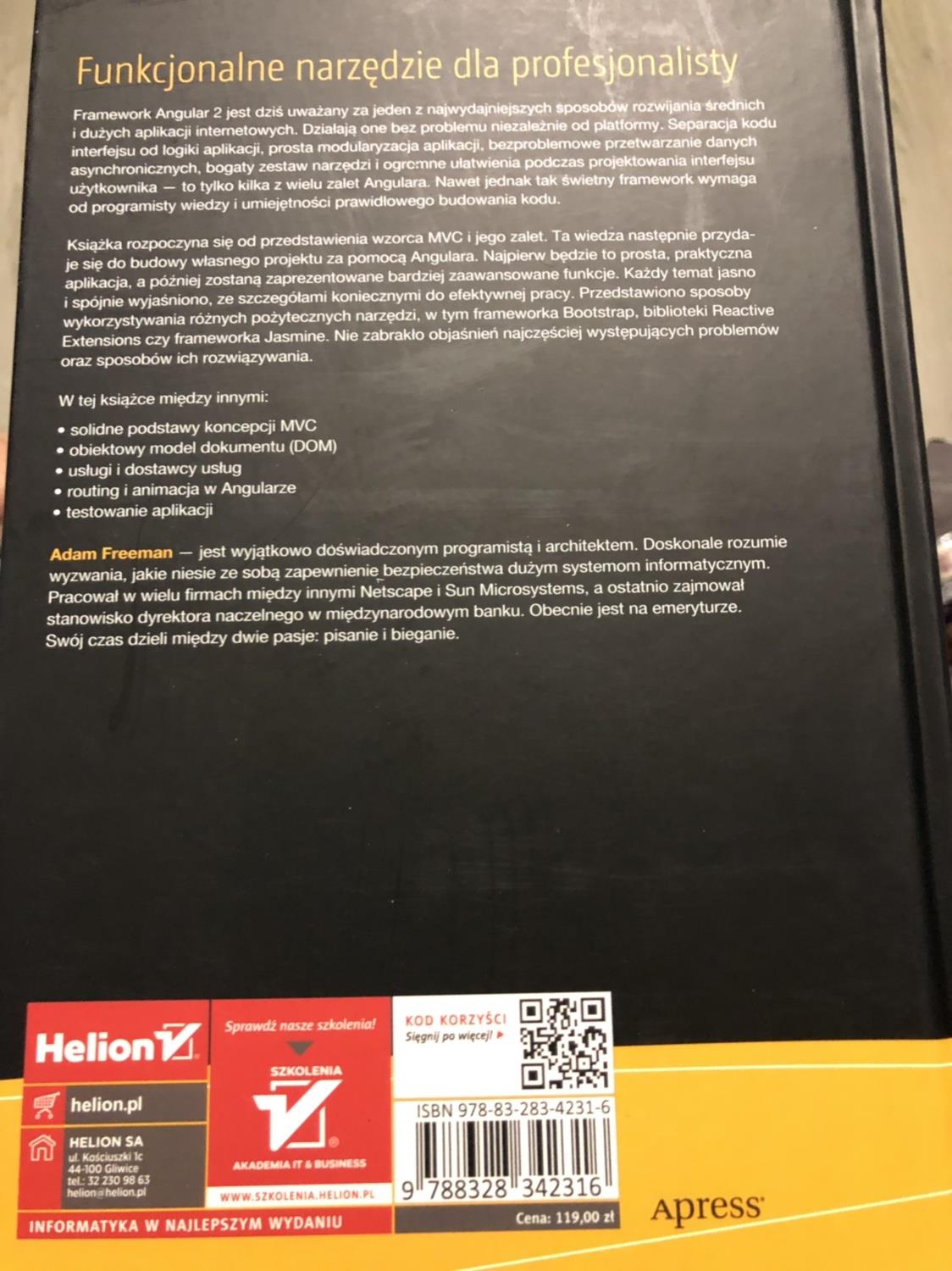 Angular. Profesjonalne techniki programowania. Wydanie II - Adam ...